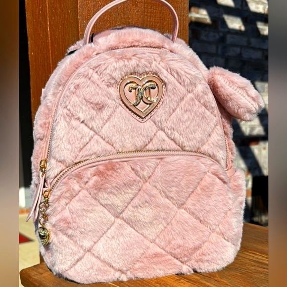 Juicy Couture | Bags | New Juicy Couture Furry Backpack Lets Get Cozy ...